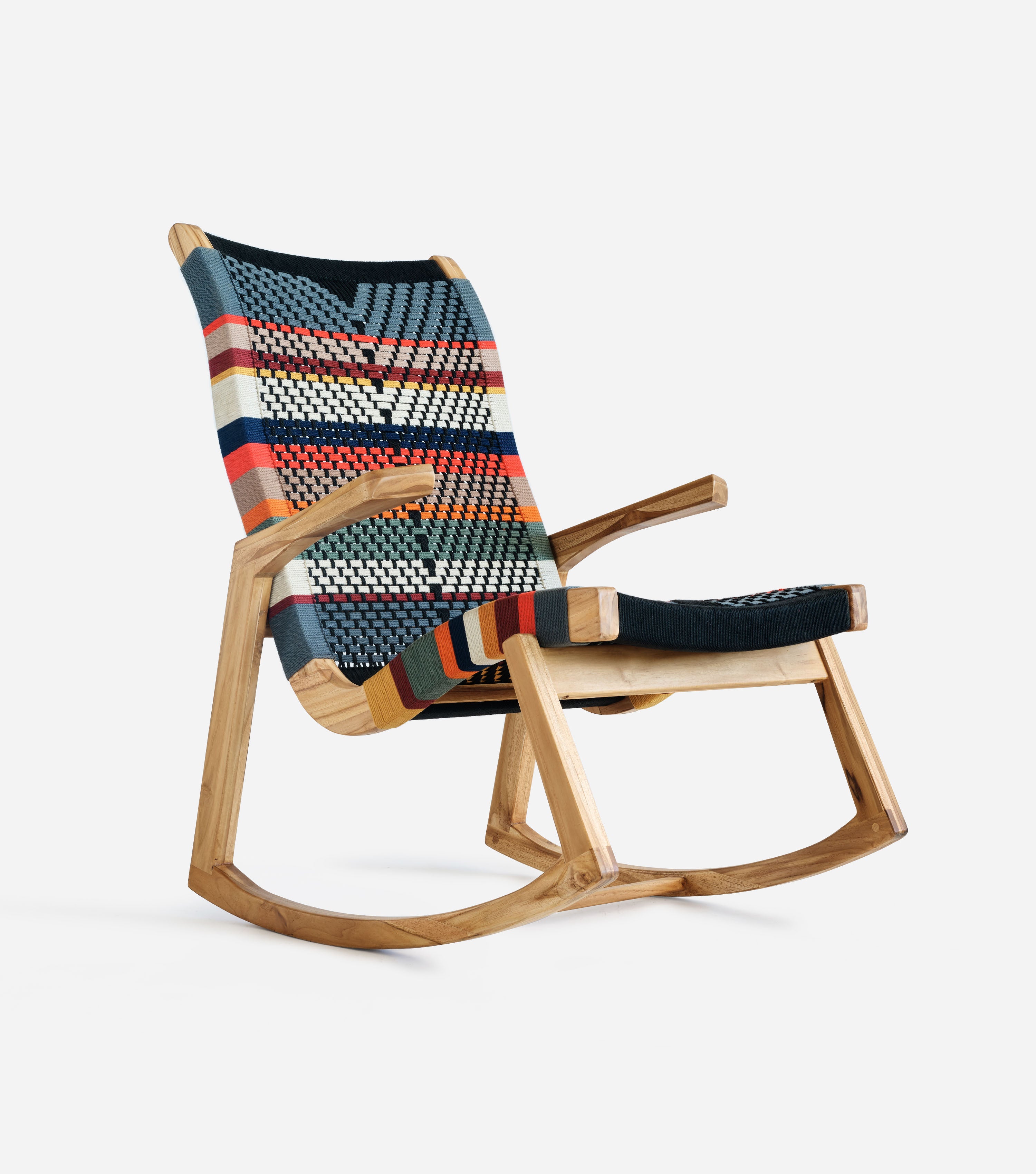Amador Rocking Chair | San Geronimo Pattern – MasayaCo US Trade