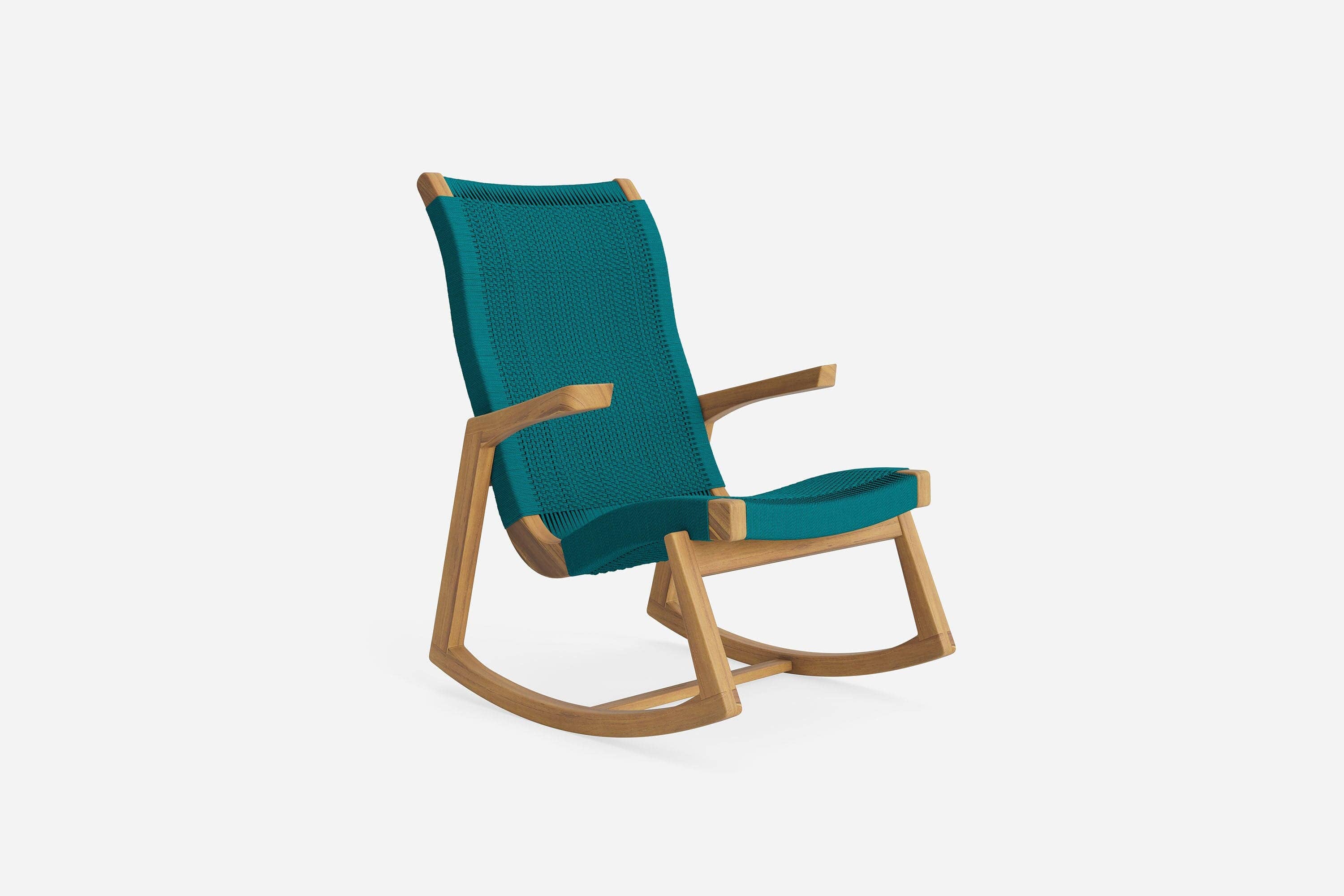 Amador Rocking Chair | Mediterranean Traditional Cord