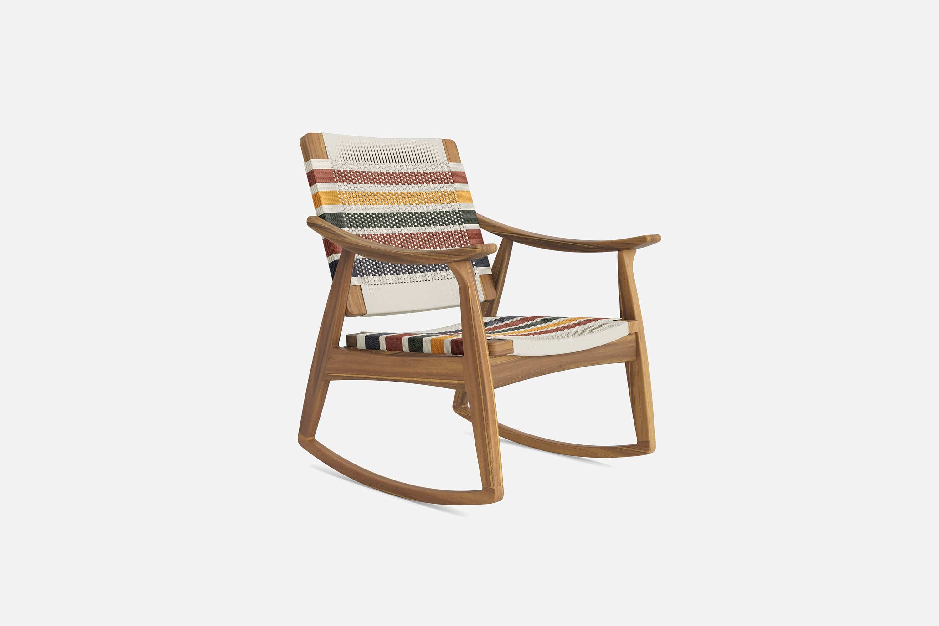 Izapa Rocking Chair | San Juan Pattern – MasayaCo US Trade
