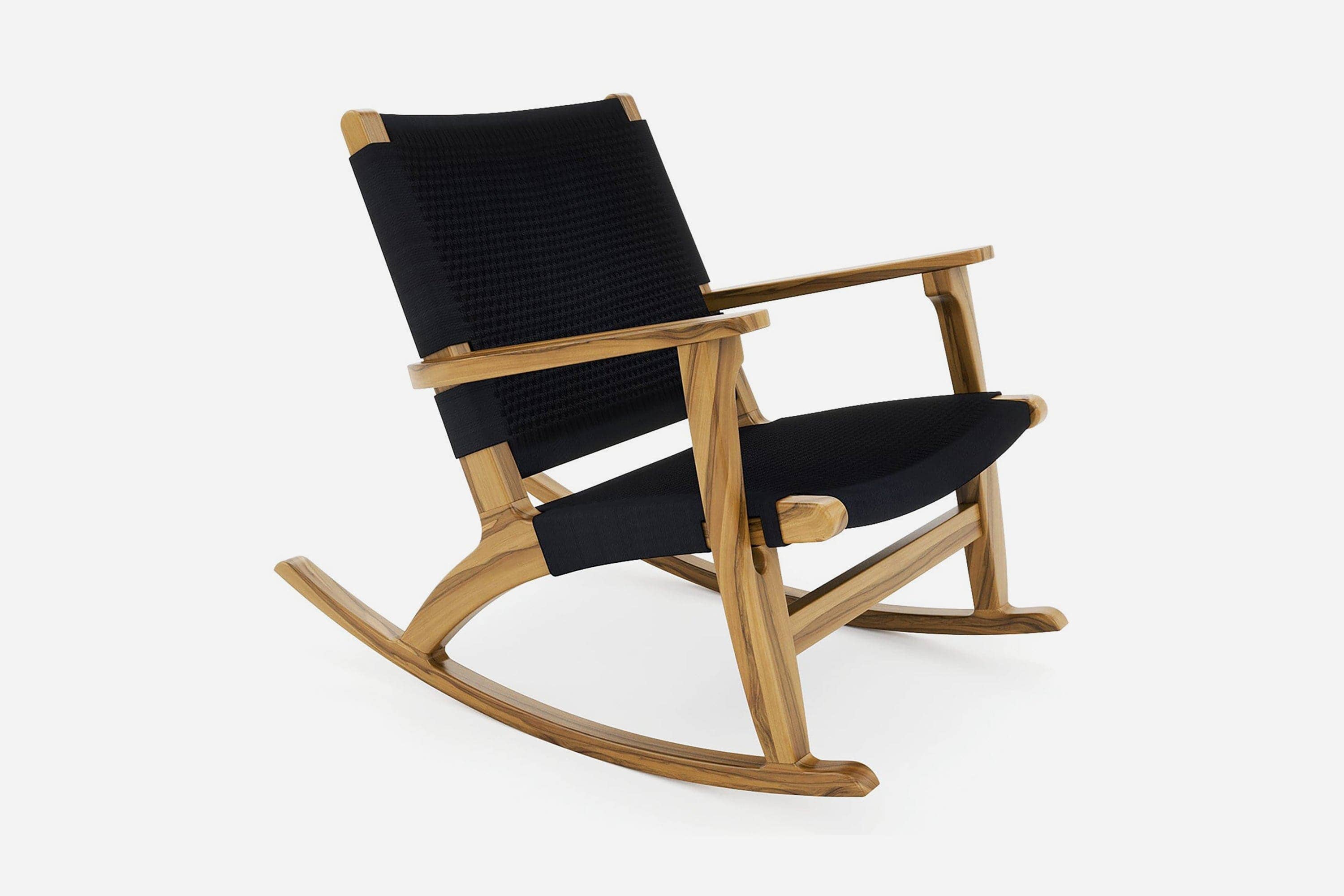 Masaya Rocking Chair | Black Traditional Cord