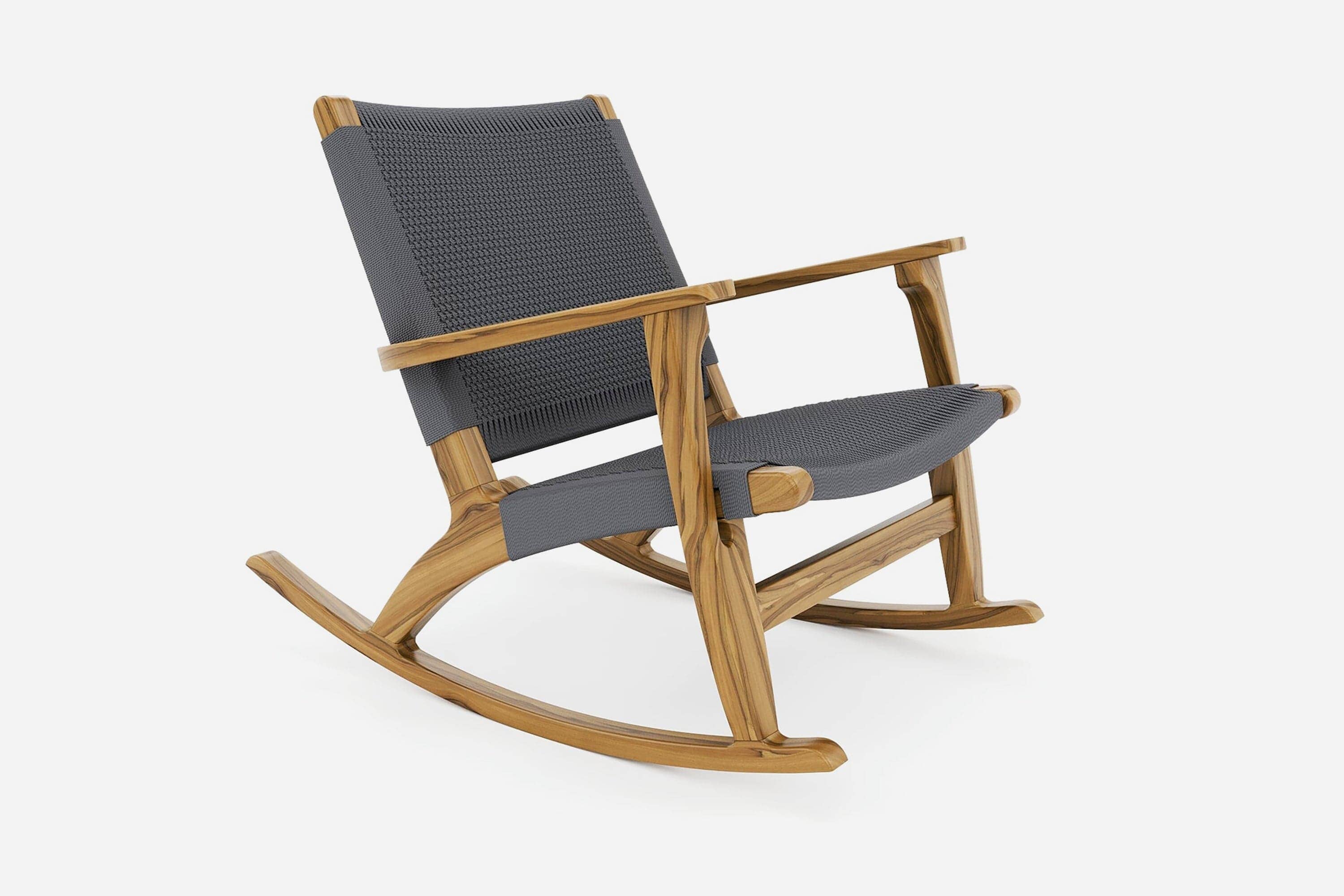 Masaya Rocking Chair | Charcoal Traditional Cord
