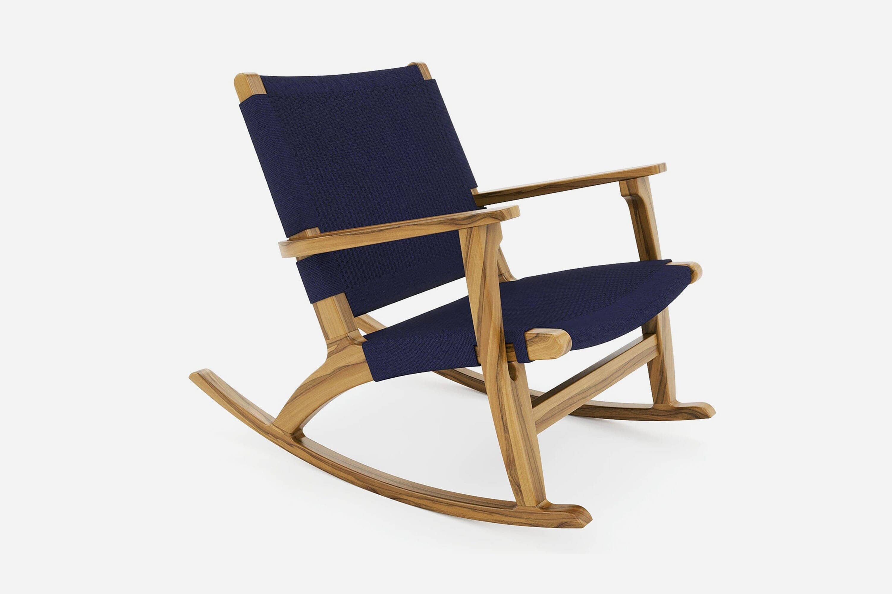 Masaya Rocking Chair | Navy Traditional Cord