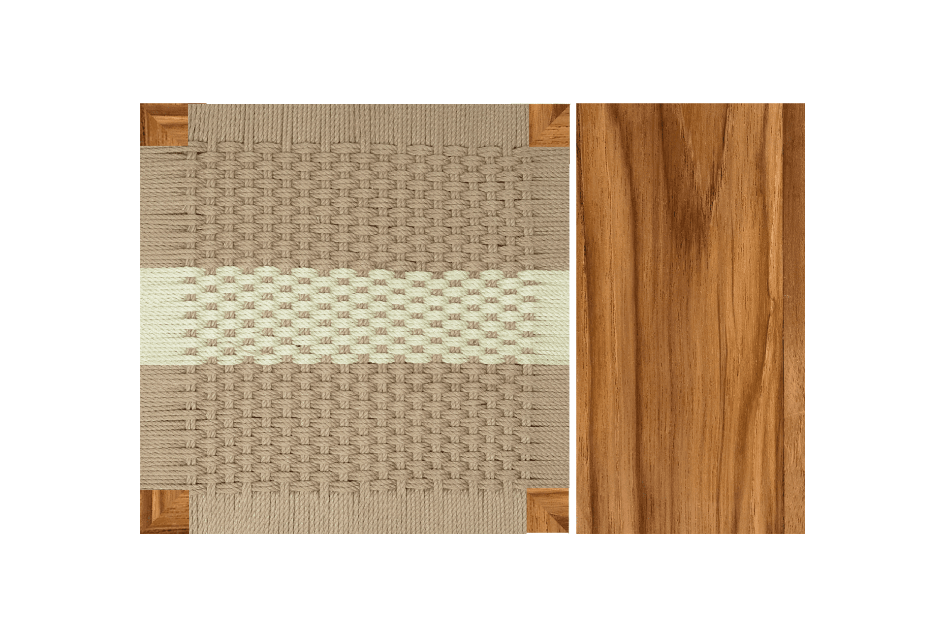 Santa Cruz Bench | Khaki Stripe Pattern – MasayaCo US Trade